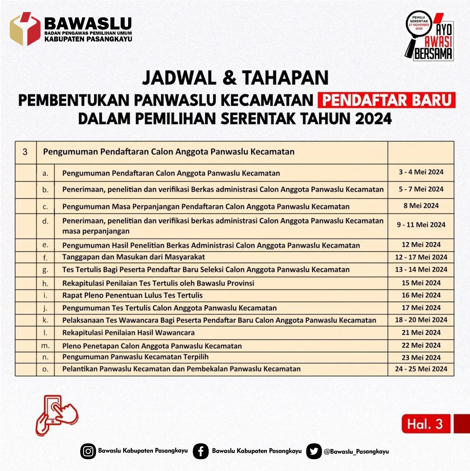 Simak! KPU Mateng Umumkan Seleksi KPPS Pemilu 2024, Segera Daftarkan Diri Anda - ManakarraPos